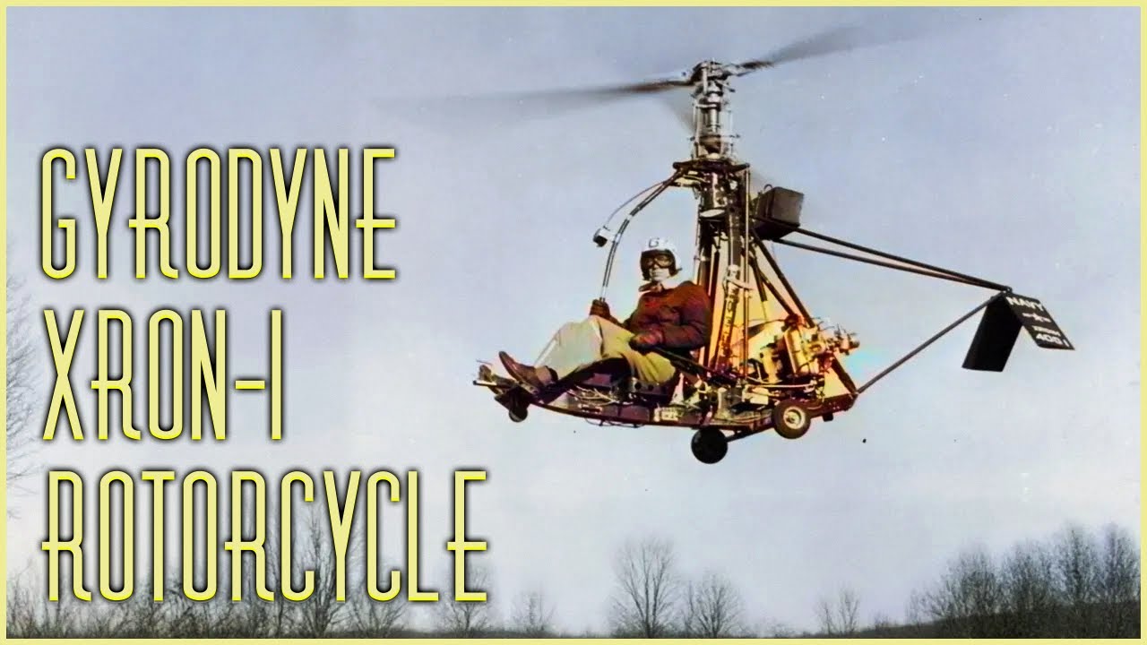 Gyrodyne XRON-1 Rotorcycle: Forgotten Military Mini Helicopter History ...