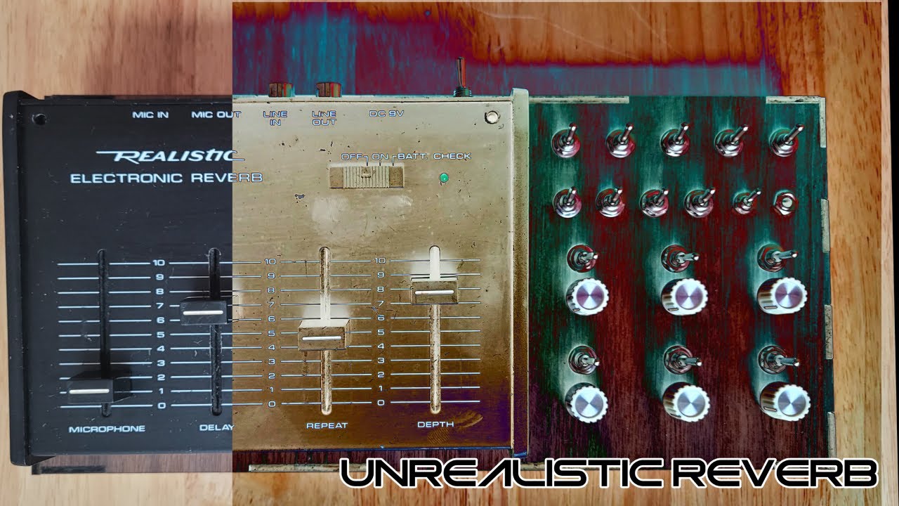 Circuit Bent Realistic (Radio Shack) Reverb - YouTube