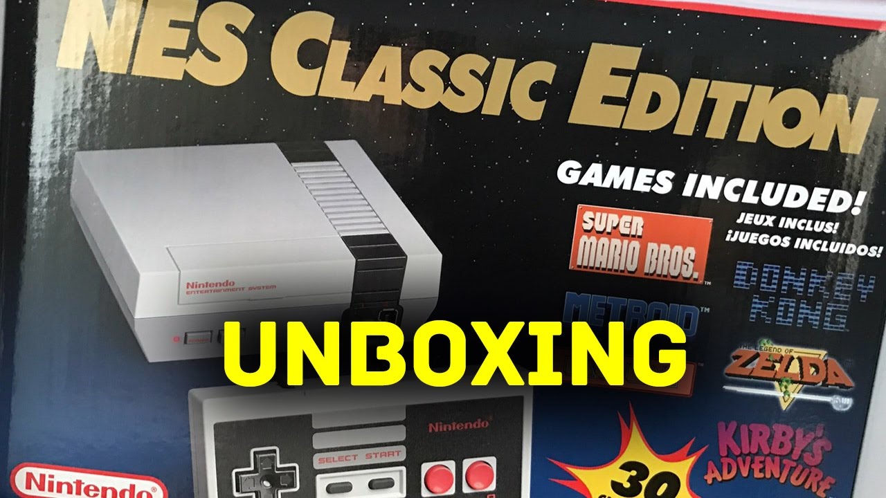 Unboxing the NES Classic Edition - YouTube