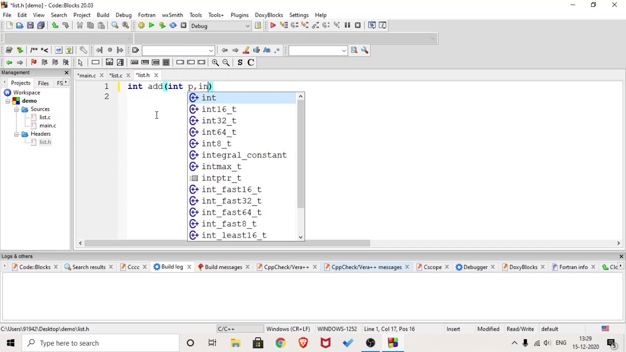 Opening h And c Files In One Project Simultaneously Code Blocks Hinglish Makefile In Opening h And c Files In One Project Simultaneously Code Blocks Hinglish Makefile In