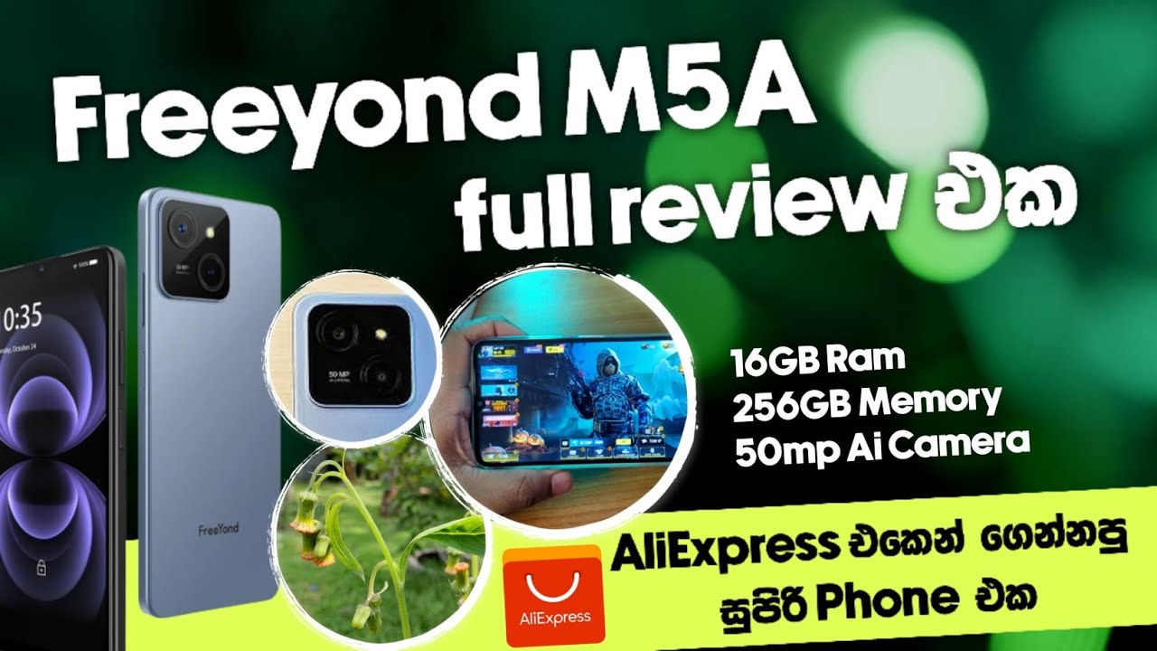 Ali එකෙන් අඩුවට ගෙන්නපු | Freeyond M5A එකේ | Full Review එක | 16GB Ram ...