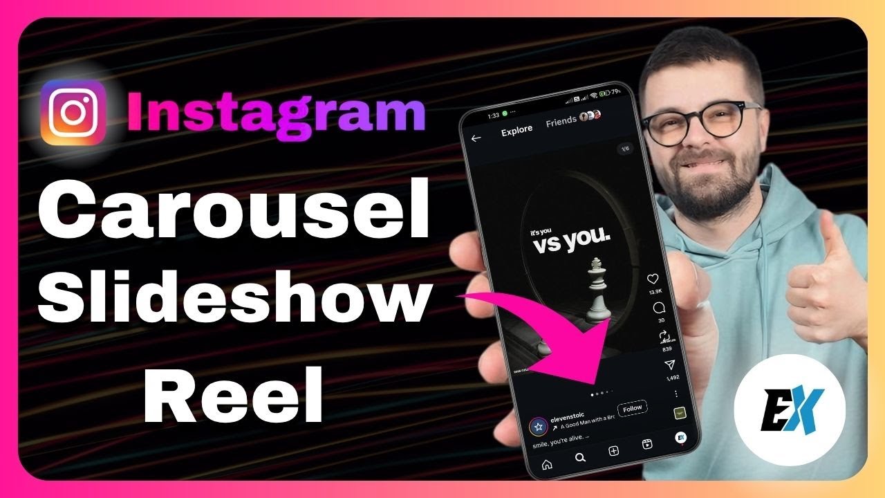 How to Create a Carousel Slideshow Reel on Instagram - Post Multiple ...