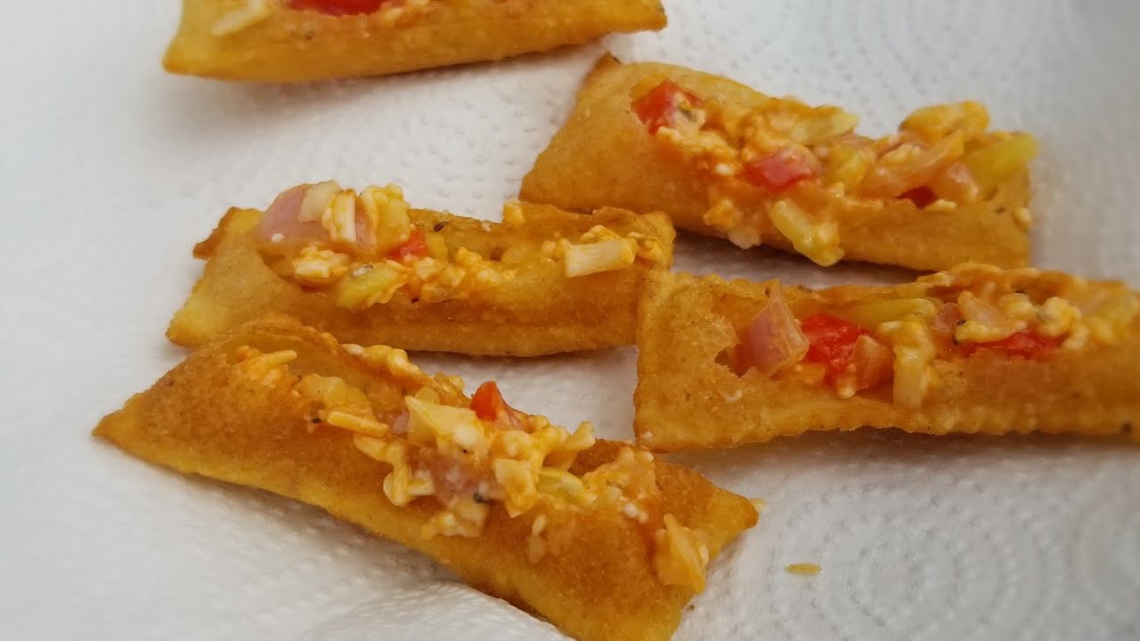 PUFFED CHEESY FRITOS/ Indian Bruschetta - YouTube