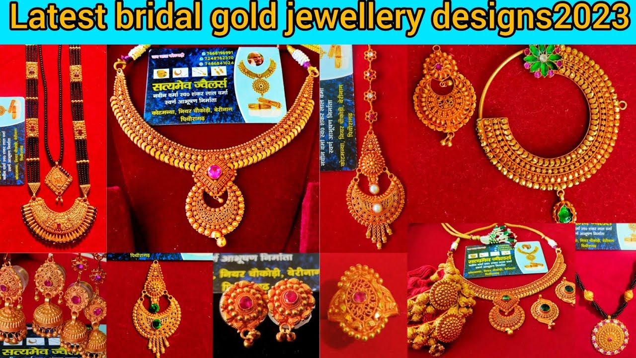 latest gold jewellery collection for pahadi bride 👰 #poojaupadhyay # ...