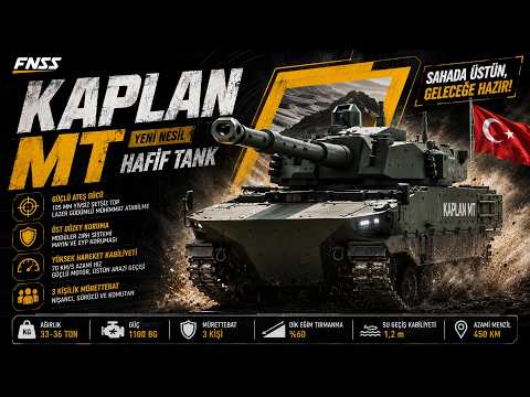 KAPLAN MT | FNSS'nin Yeni Nesil Hafif Tankı
