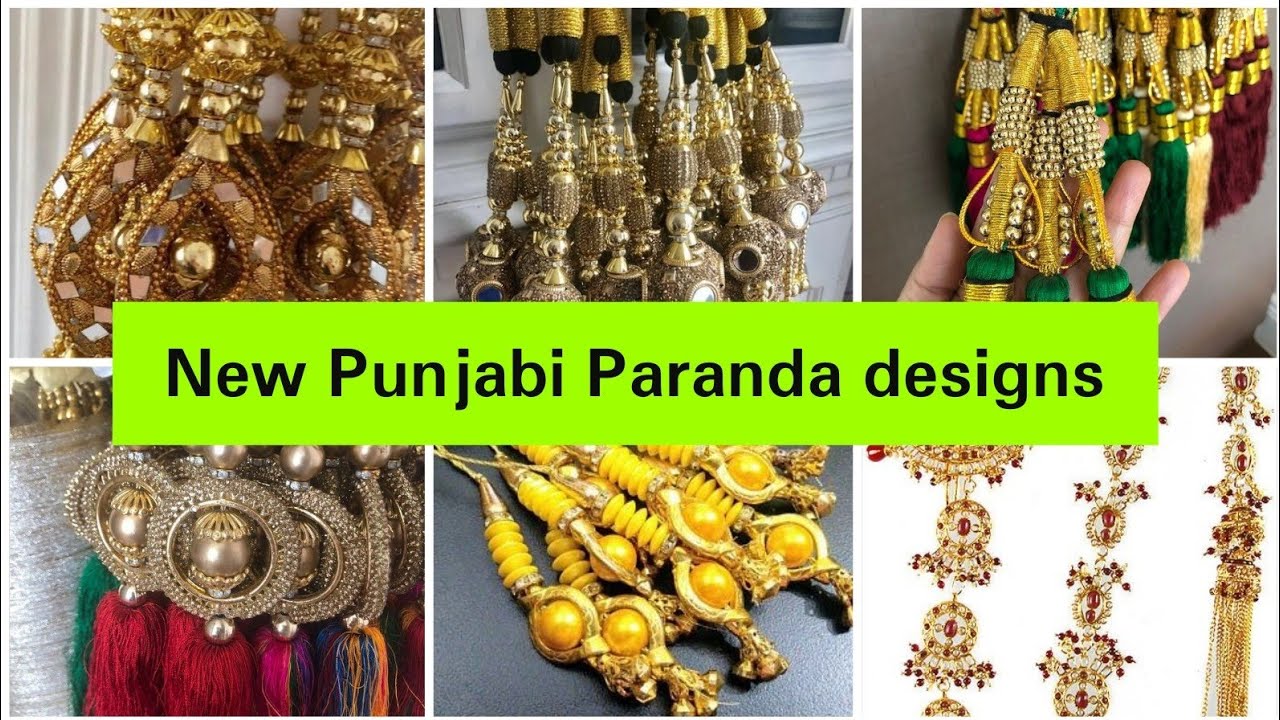 Trendy Punjabi Paranda Designs and paranda with hairstyle || fashion ...