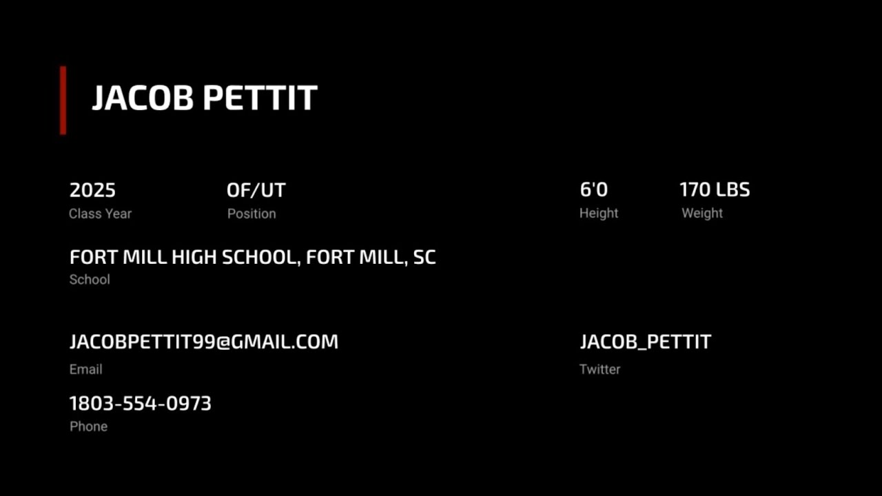Jacob Pettit (2025, OF_UT) - YouTube