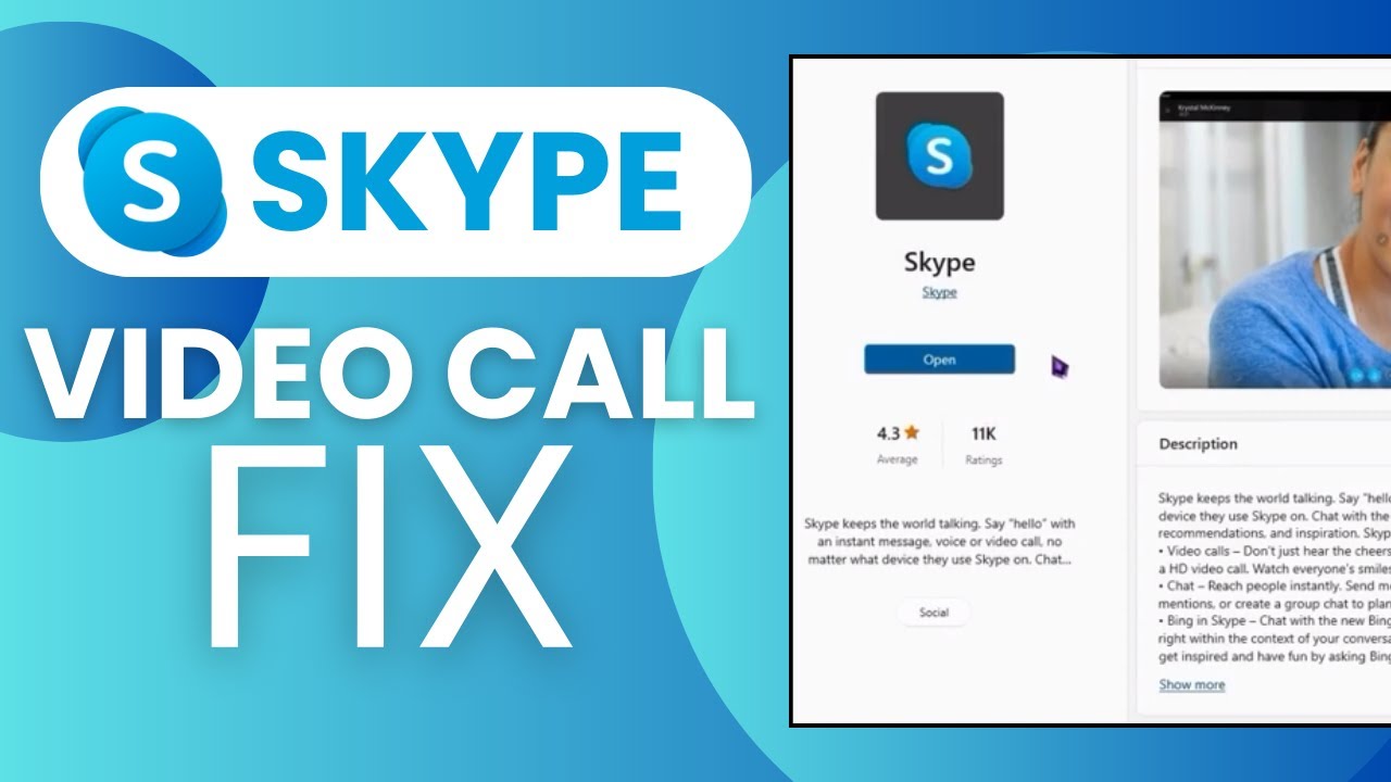 How To Fix Video Issues In Calls On Skype - YouTube