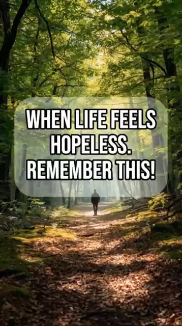 When life feels hopeless.Remember this! #morning #morningmotivation # ...