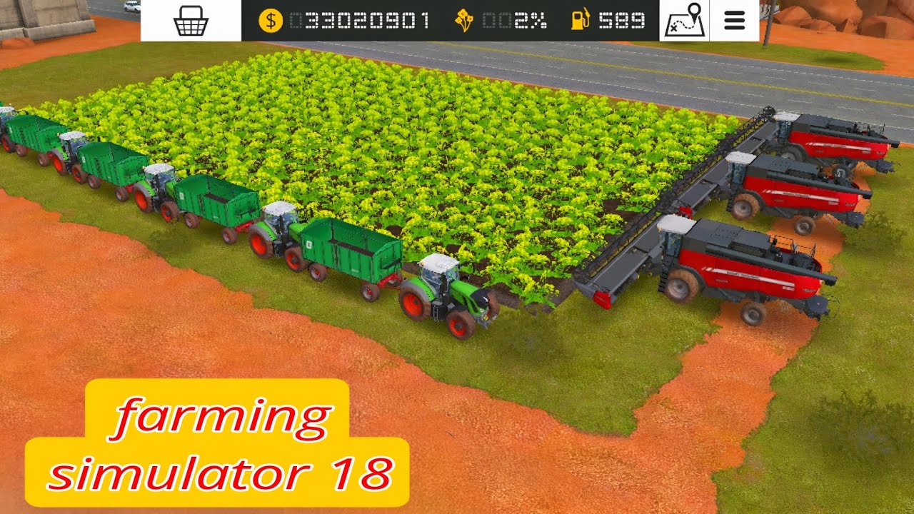 Make a Big Trali and How To Harvest Canola in fs18?Farming Simulator 18 ...