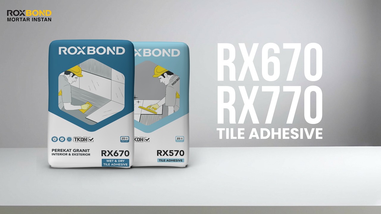 Tutorial Pengaplikasian RX570 Perekat Keramik & RX670 Perekat Granit ...