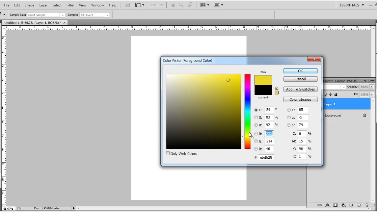 Module 4 (1) Selecting a Background Color - YouTube