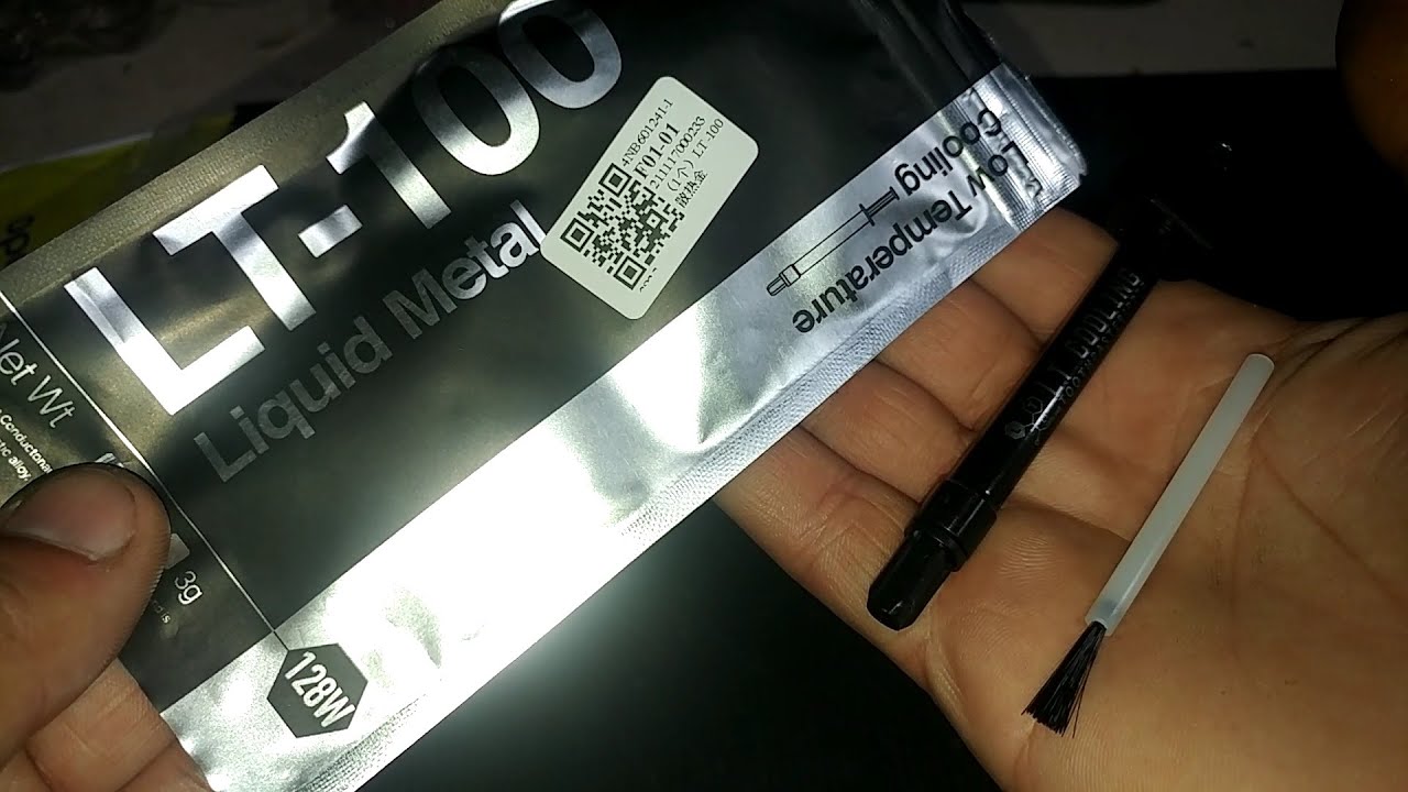 UNBOXING Pasta Térmica Lt-100 Metal Liquido Cooling 1.5g 128w/mk ...