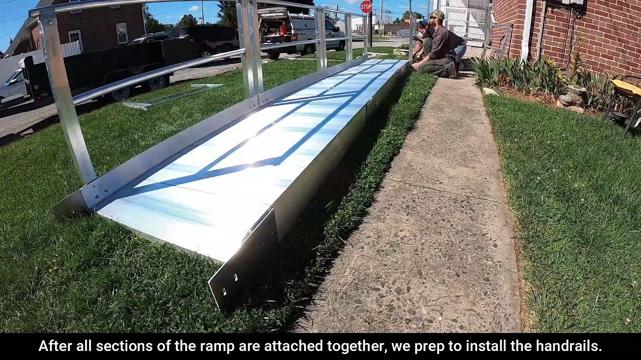 PVI Modular Ramp Installation - YouTube