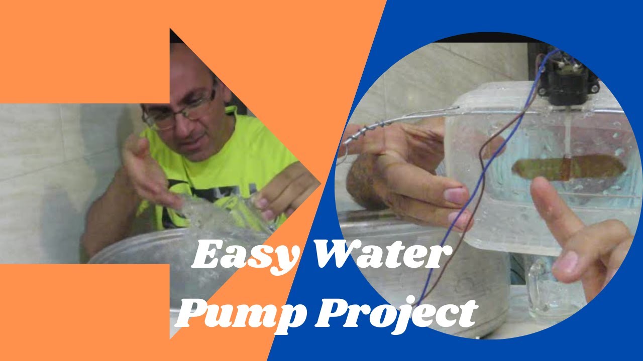 Amazing DIY Water Pump with Recycled Materials - YouTube
