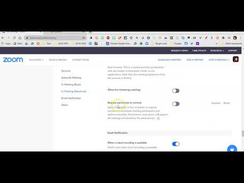 Unmuting Participants in Zoom - YouTube