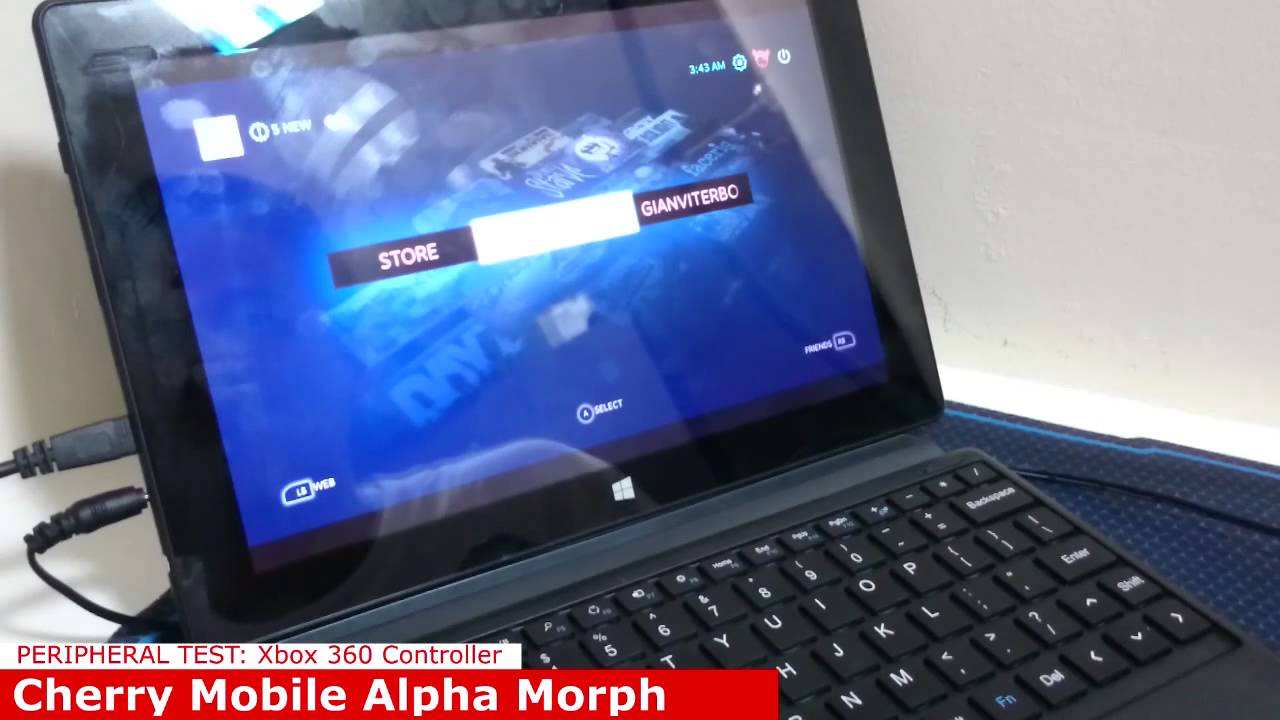 Cherry Mobile Alpha Morph - Xbox 360 Controller Test - YouTube