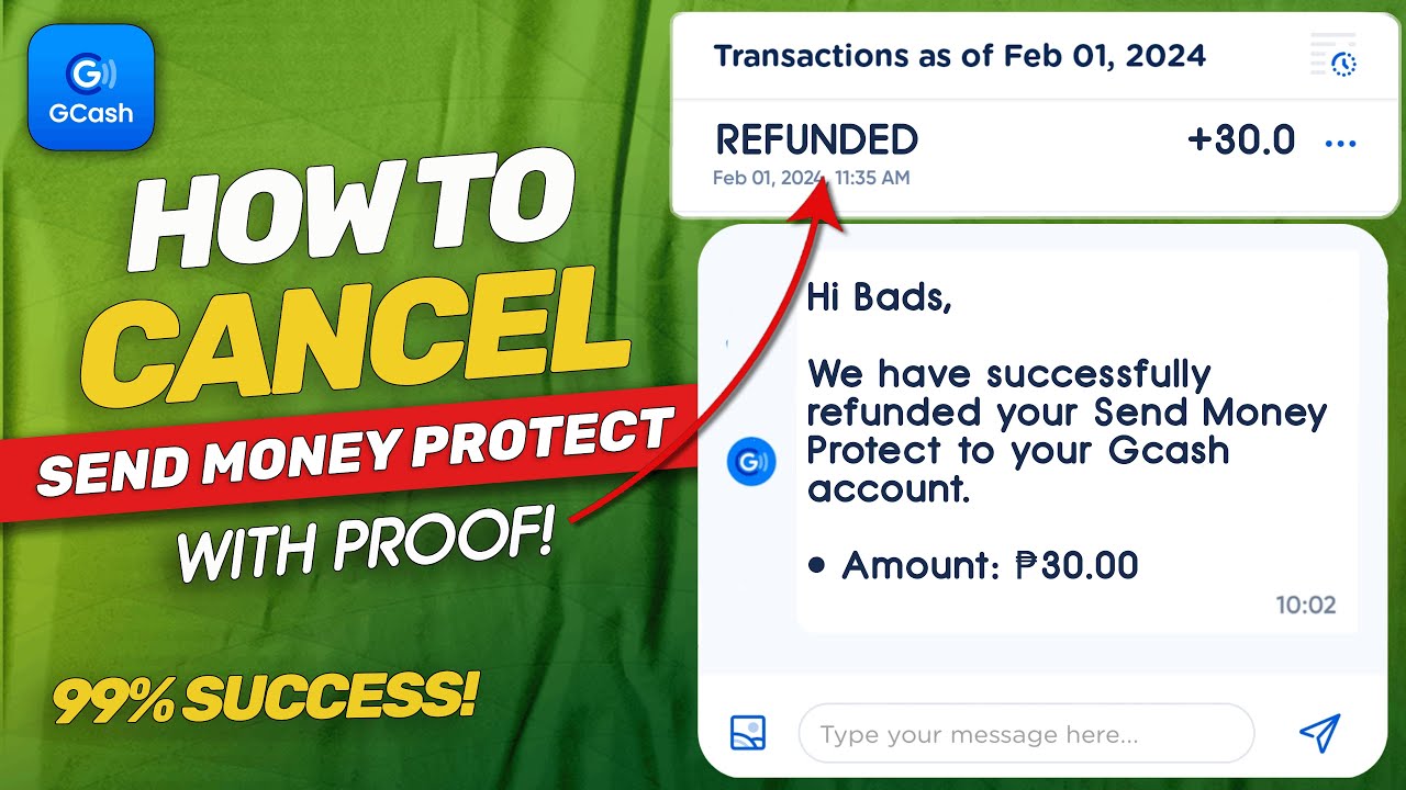 Paano i-Cancel ang Send Money Protect GCASH | With Proof! 99% Success ...
