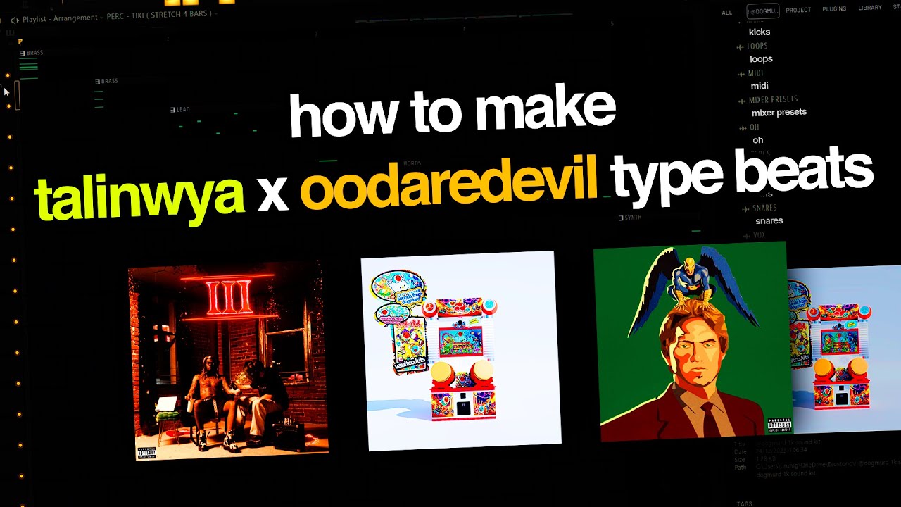 How to make beats for TALINWYA x OODAREDEVIL @ta1inwya @oodaredevil ...