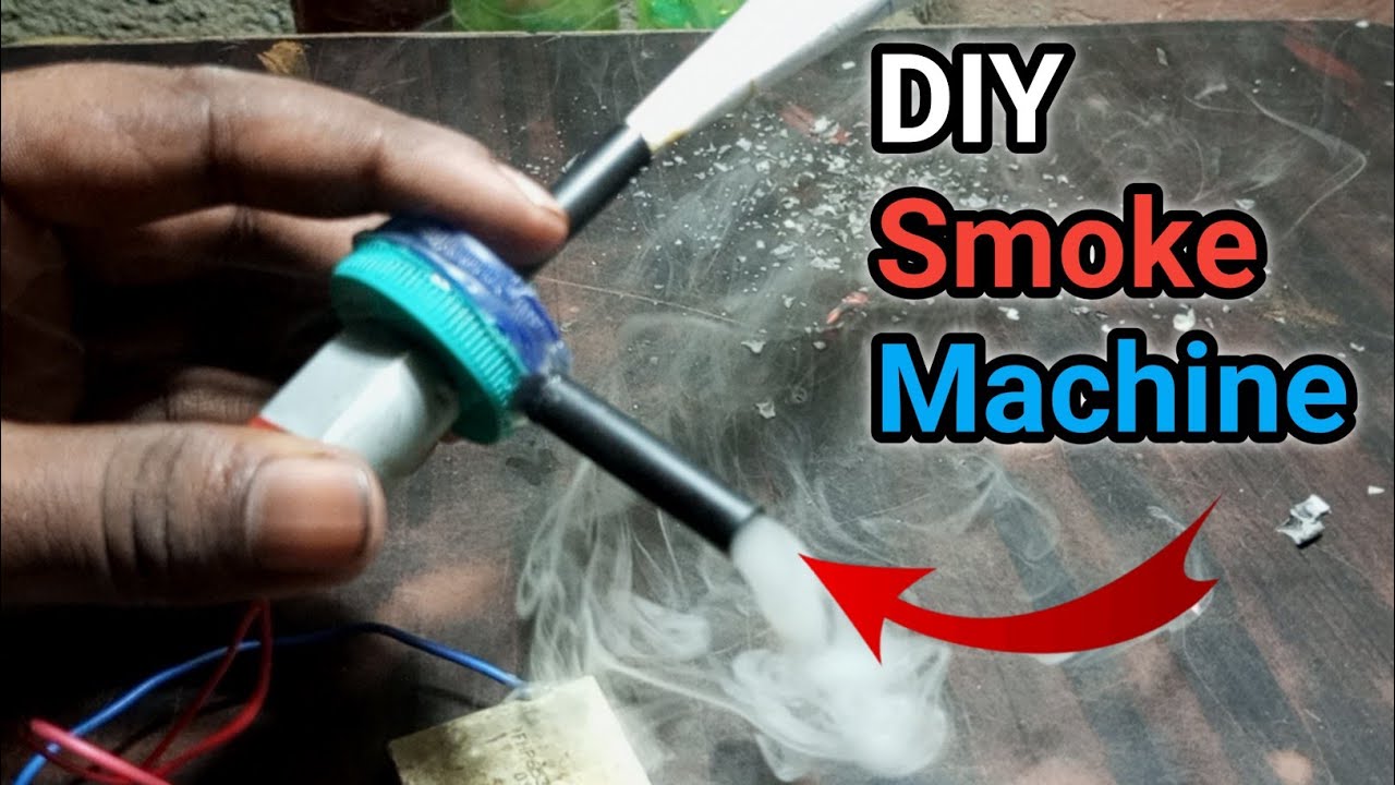 DIY Fog🌫 Machine | Making Mini DC Motor Smoke Machine At Home | Sanjay ...