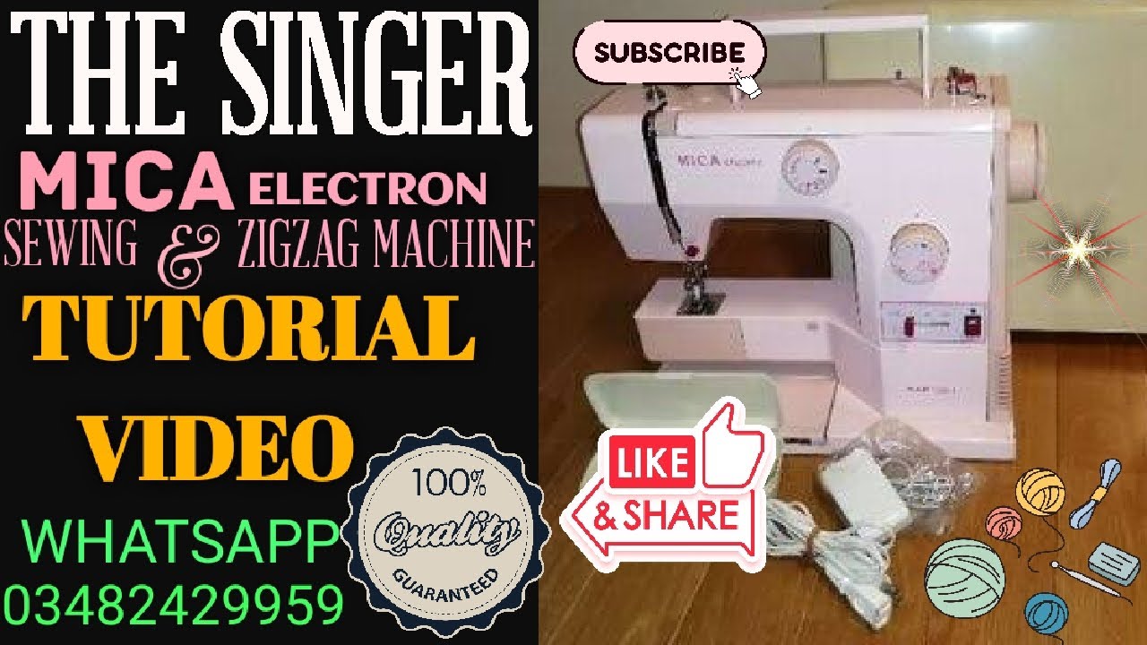 SINGER MACHINE COMPANY | Mica electron sewing machine | Singer sewing ...