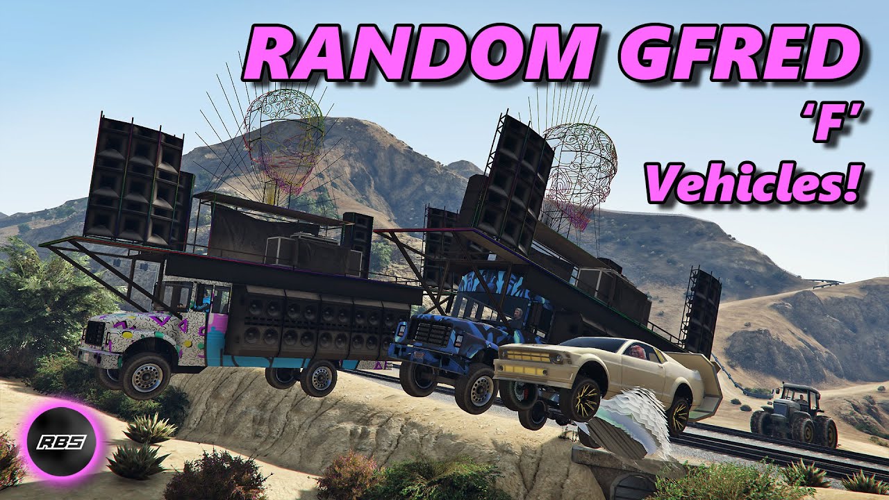 Vehicles Beginning With 'F'! - Random Gfred GTA 5 - YouTube