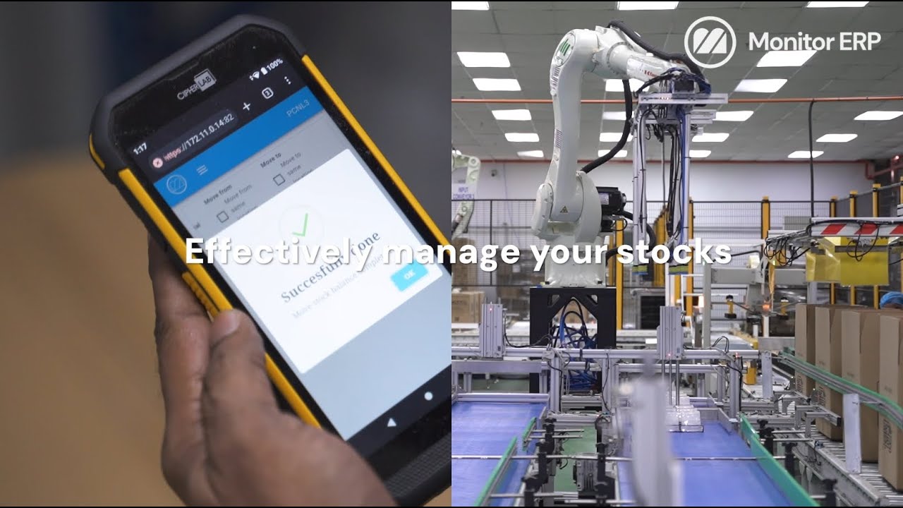 A good day in manufacturing with Monitor ERP - YouTube