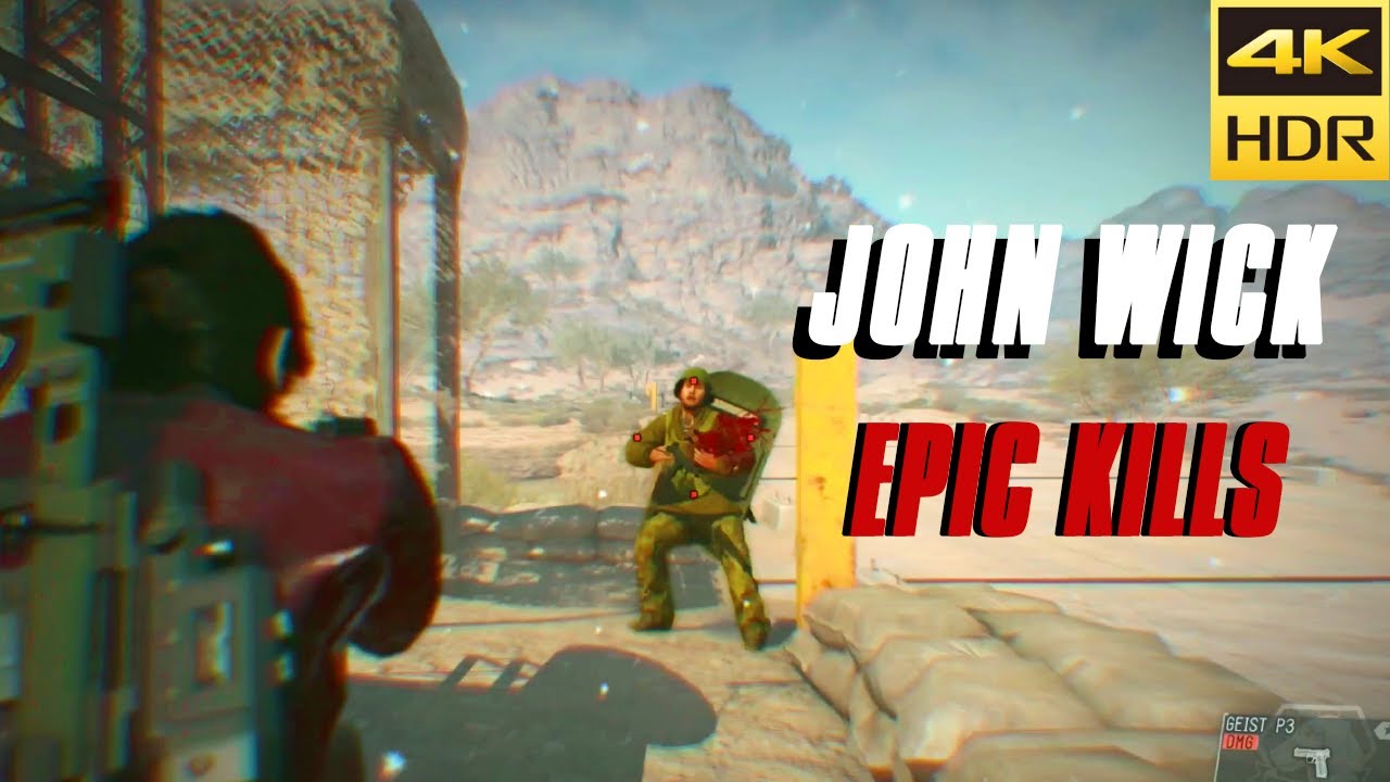 MGSV John Wick : Aggressive Stealth Outpost Sweep [4K 60FPS] - YouTube