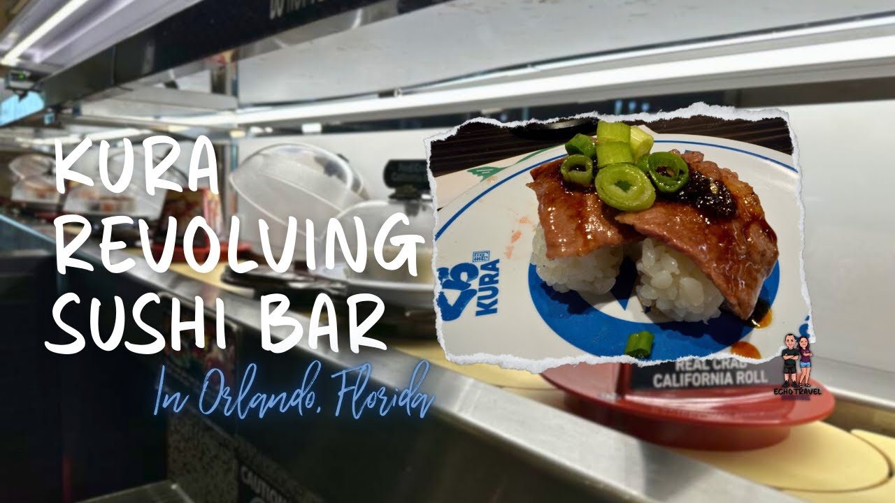 Our FIRST Time Going to Kura Rotating Sushi Bar Orlando Florida ...
