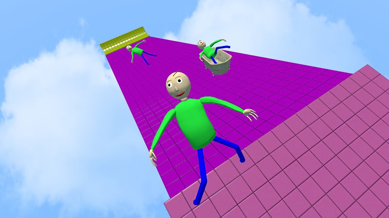 Garry's Mod Ragdolls ep.9 GMOD Baldi's Basics ragdolls - YouTube