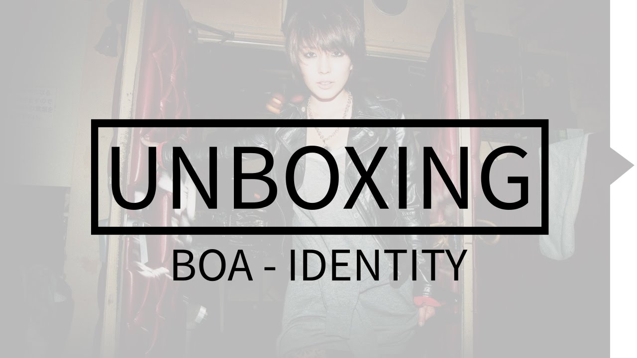 BoA - Identity Album Unboxing - YouTube