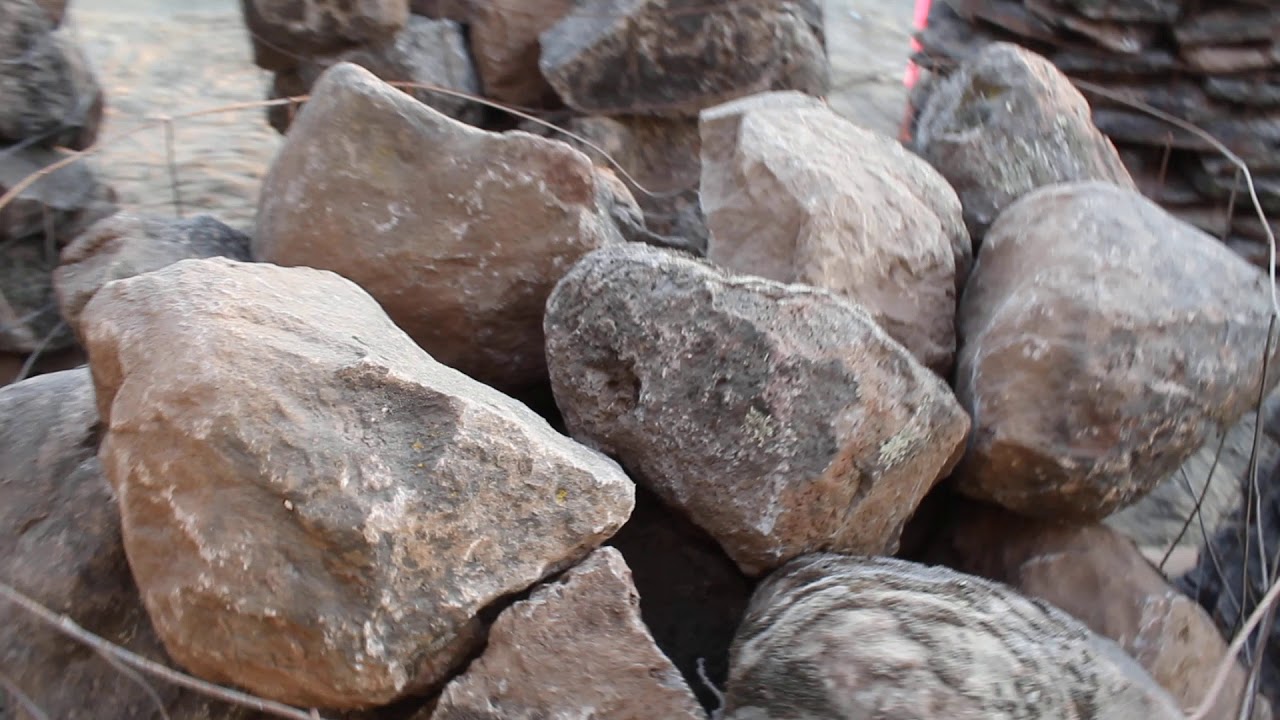 Sonoma Moss Rock Fieldstone For Sale - YouTube
