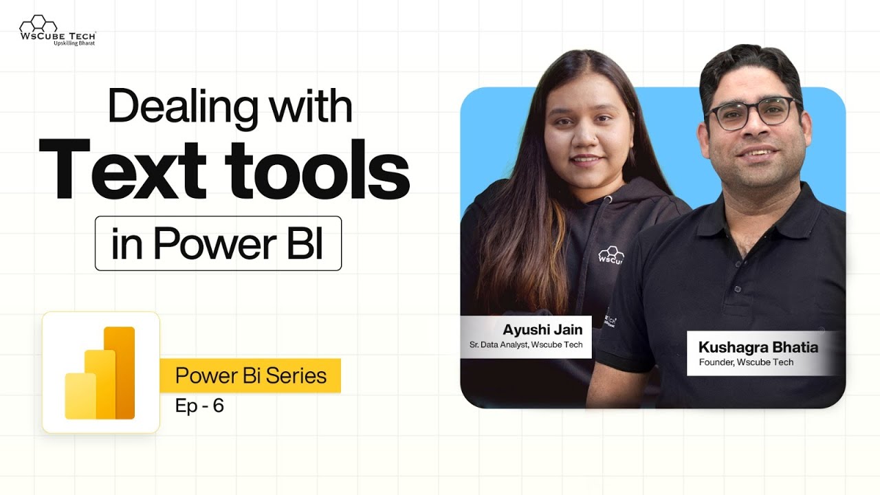 How to Deal with text tools in Power Bl I Power Bi Series (In English ...