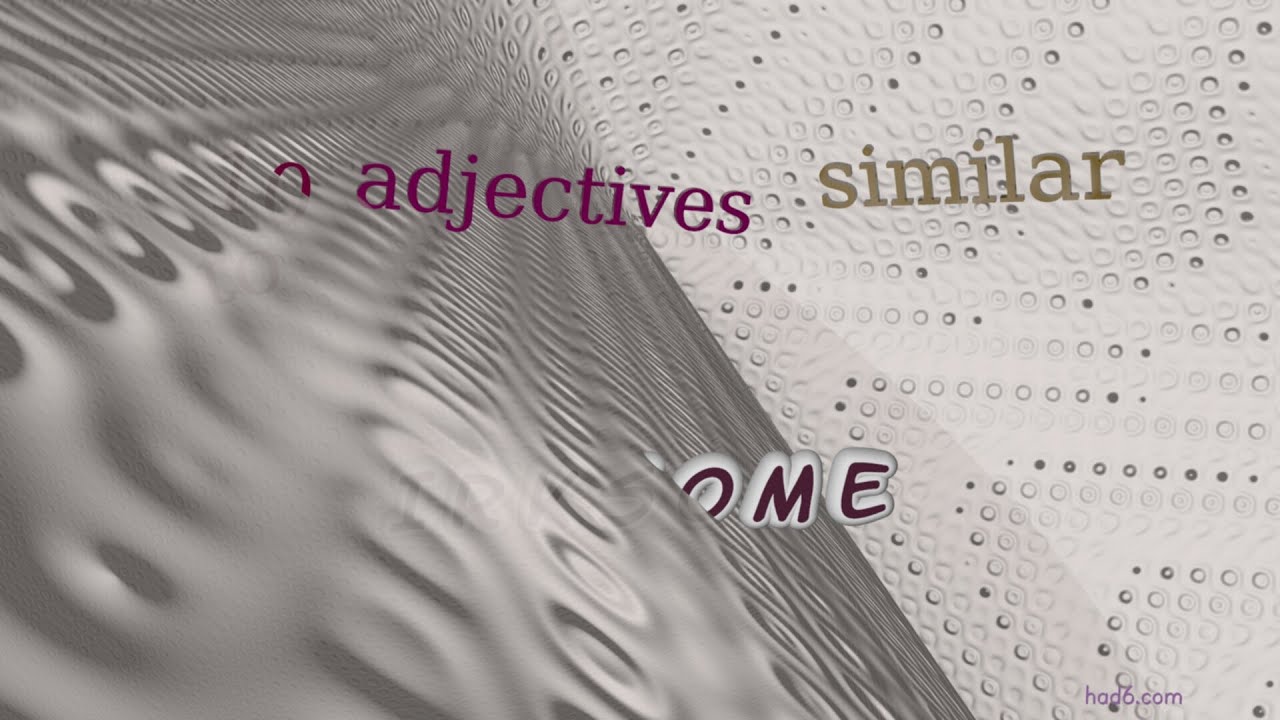 irksome - 10 adjectives similar to irksome (sentence examples) - YouTube