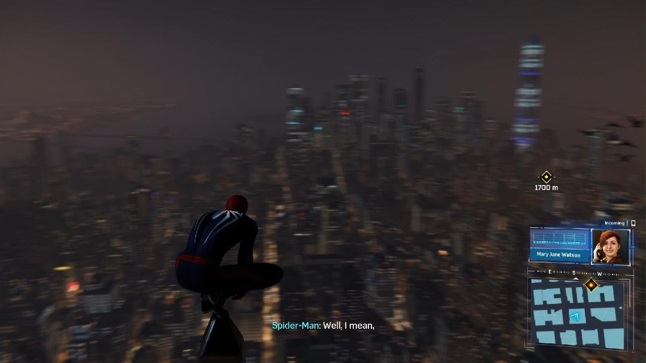 Marvel's Spider-Man long fall down - YouTube