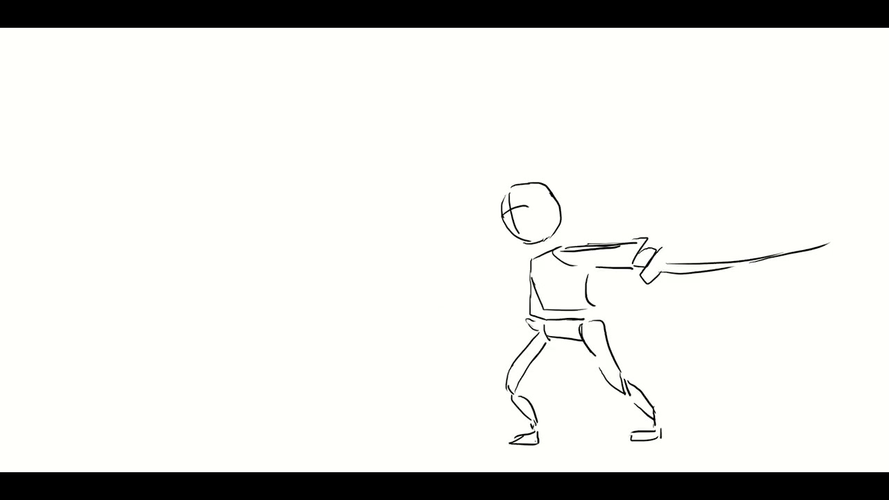 Animation practice fire slash - YouTube