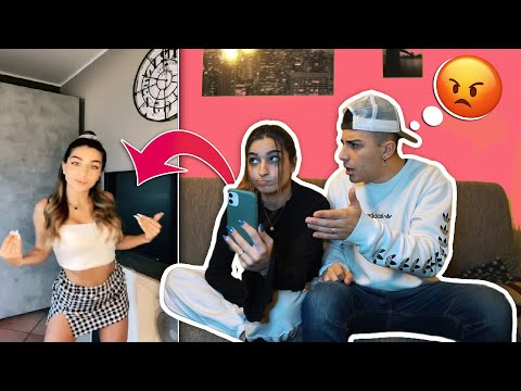 REAGISCO ai TIK TOK *PRIVATI* della MIA RAGAZZA !! 😏 *non me lo aspettavo😲*
