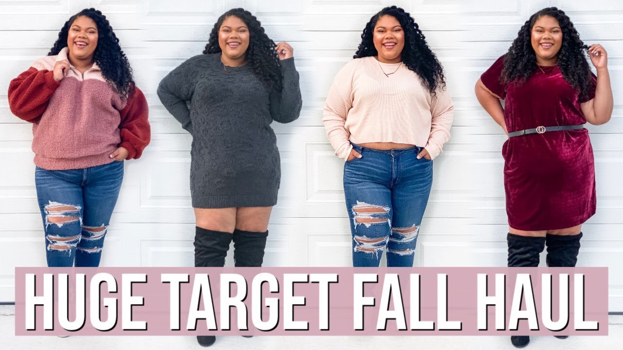 TARGET PLUS SIZE TRY ON HAUL 2019 | PLUS SIZE FALL CLOTHING HAUL 2019 ...