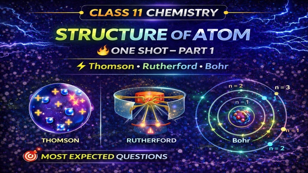 CBSE Class 11 || Chemistry || Structure of Atoms || Part-I || Animation ...