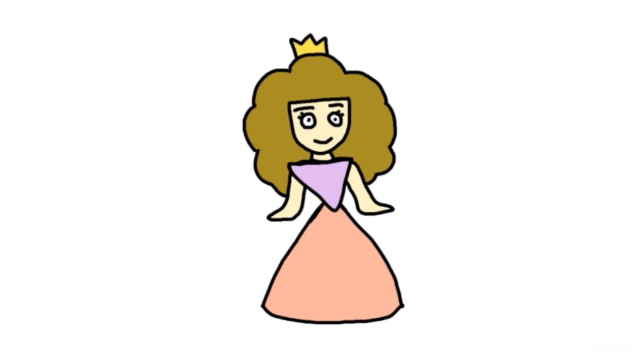 Cara Menggambar Putri - How to Draw a Princess - YouTube