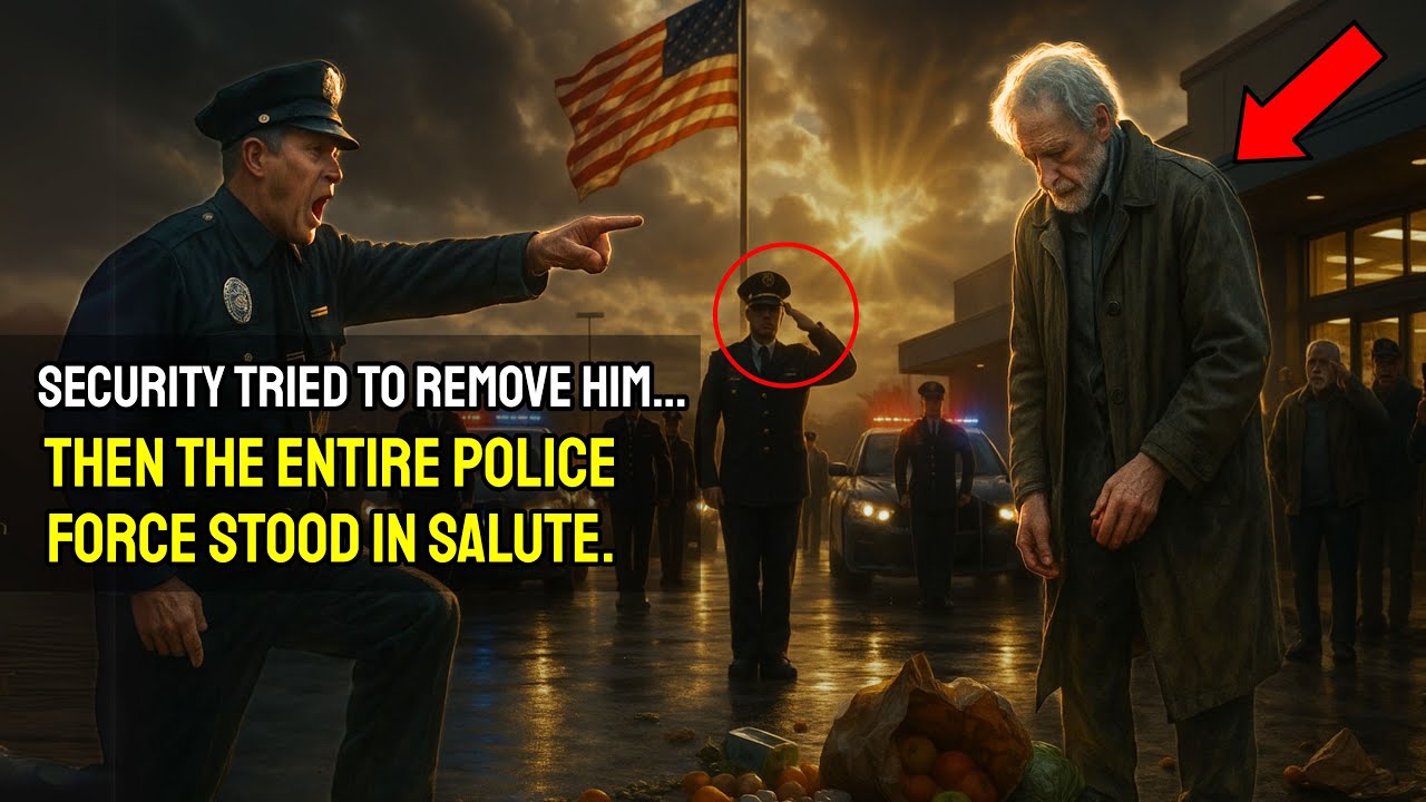 Security Told Him to Leave — Then the Entire Police Force Saluted - YouTube