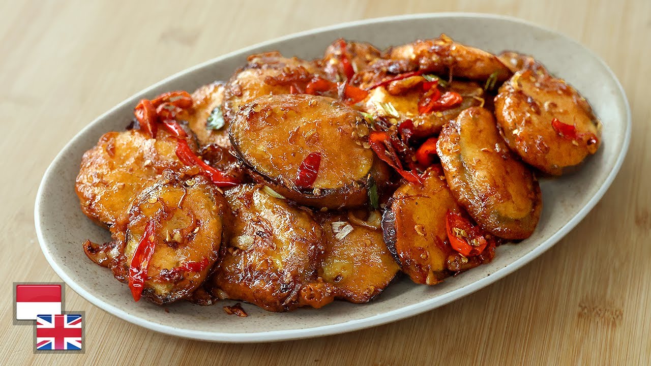 Garing Renyah Lembut! Resep TERONG RAOS Khas Pandan Wangi - YouTube