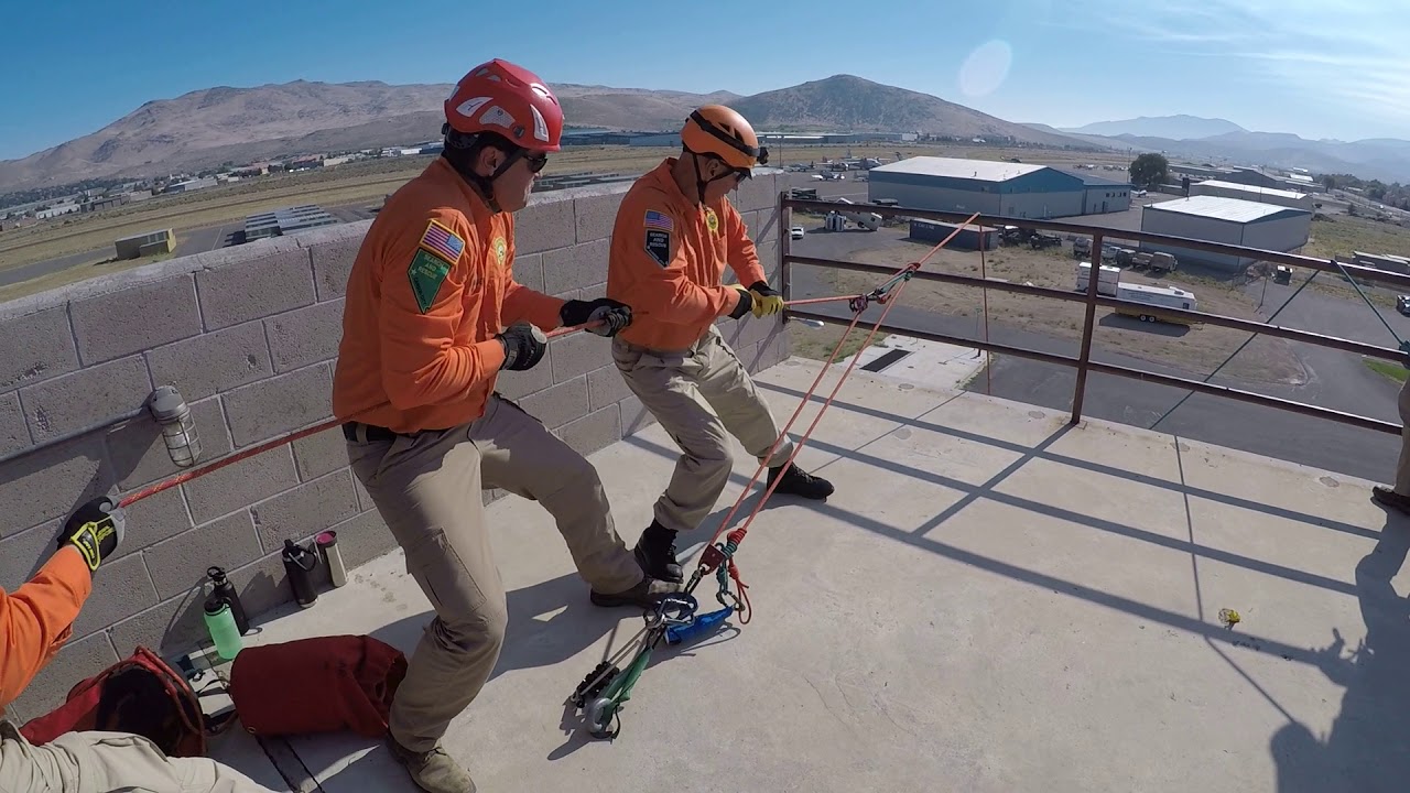 High Angle Rope Rescue Training - YouTube
