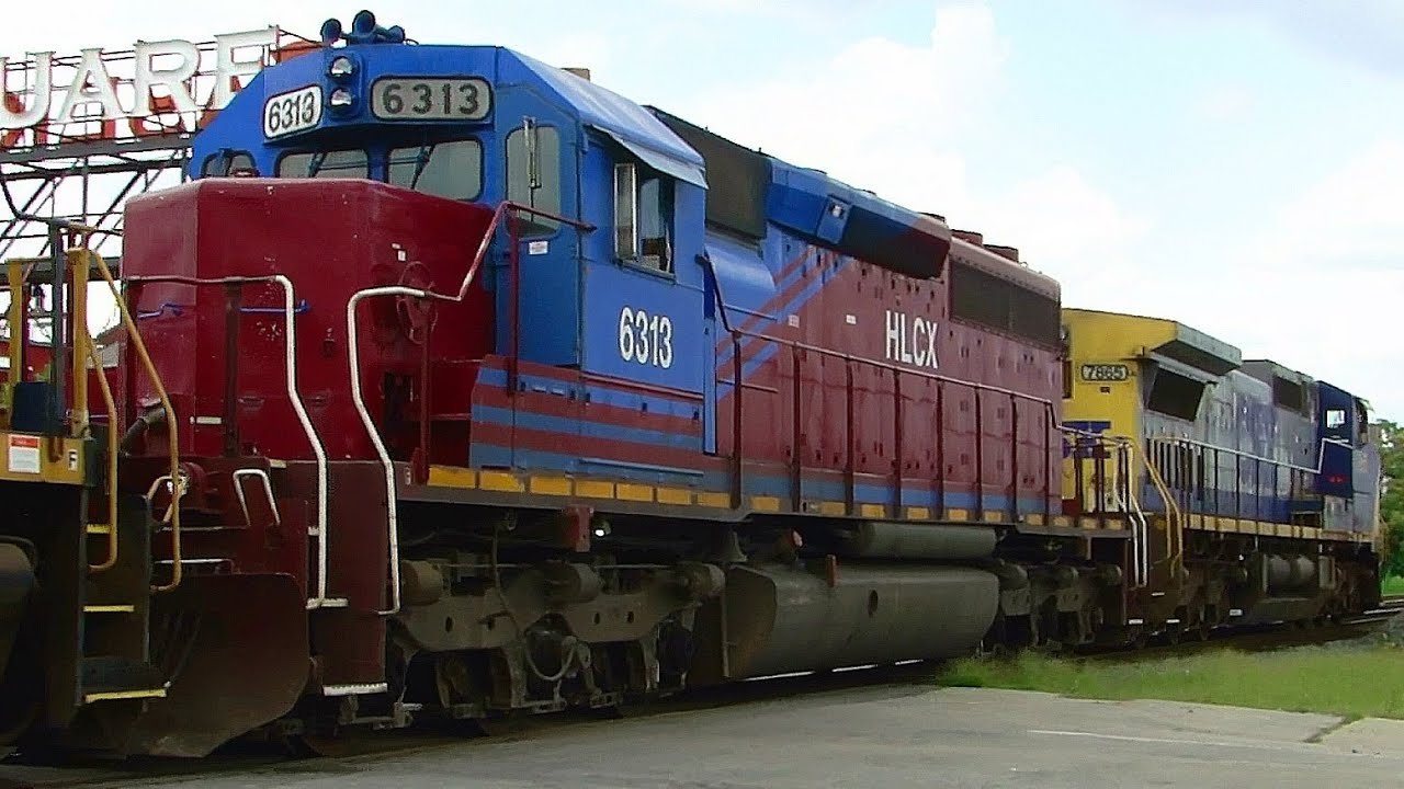 Ex- NdeM EMD SD40 on CSX Train in Baltimore - YouTube