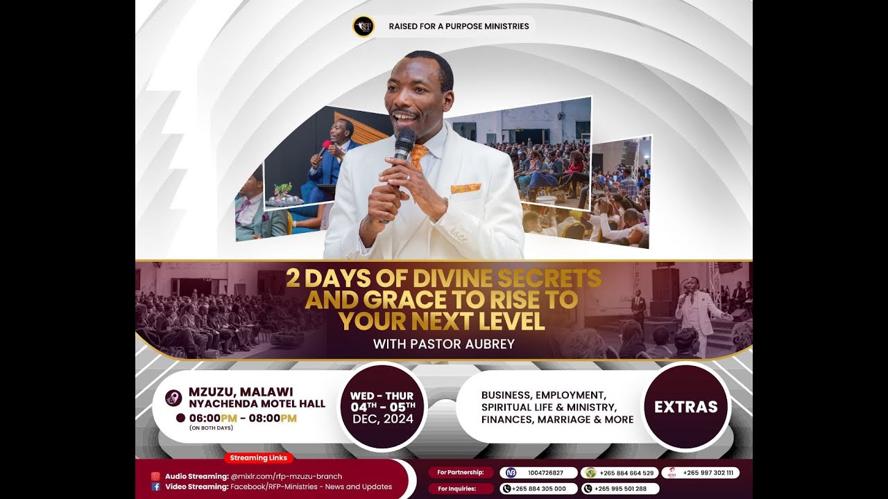 2 DAYS OF DIVINE SECRETS AND GRACE TO RISE TO YOUR NEXT LEVEL ||WITH ...