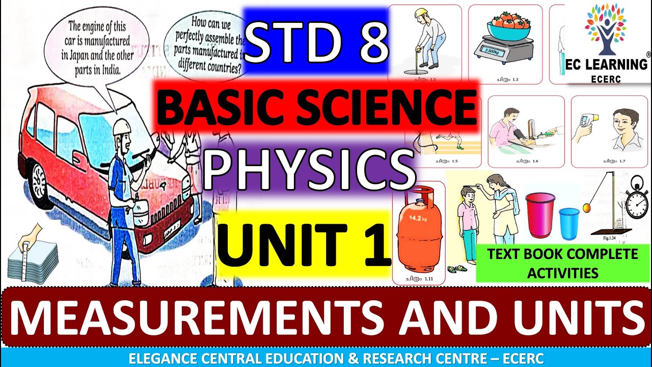 STD 8 BASIC SCIENCE PHYSICS UNIT 1 MEASUREMENT & UNIT | NEW TEXT 2026 ...