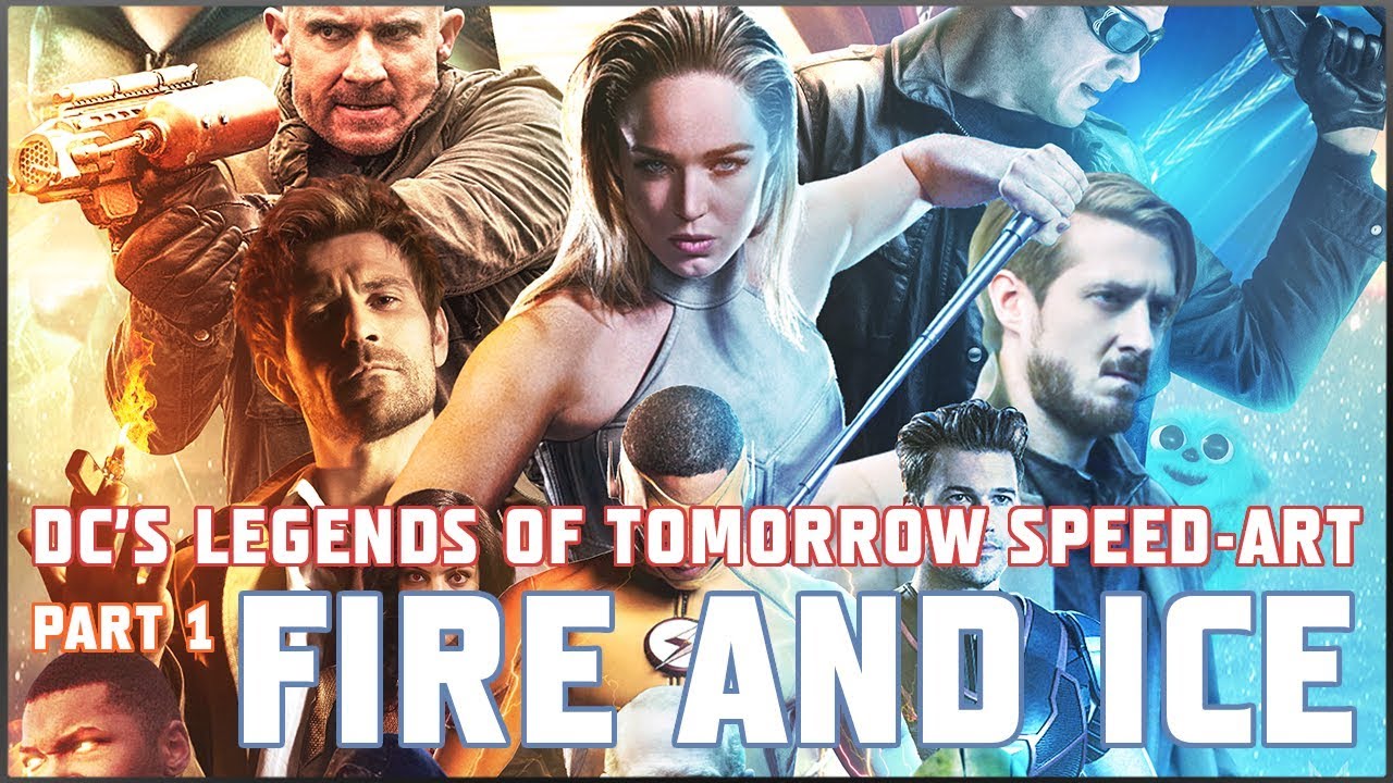 NEW DC'S LEGENDS OF TOMORROW POSTER PART 1 (HOW I COMPOSITE POSTERS ...