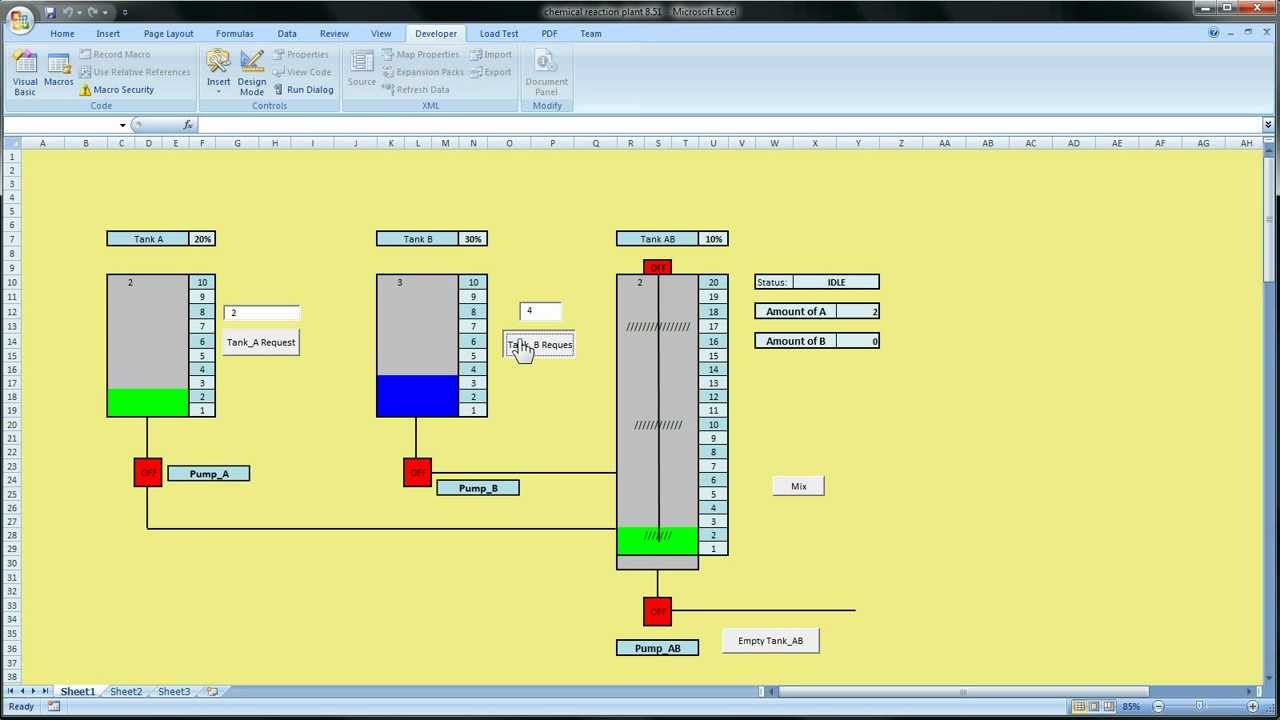 Excel Tank Farm - YouTube