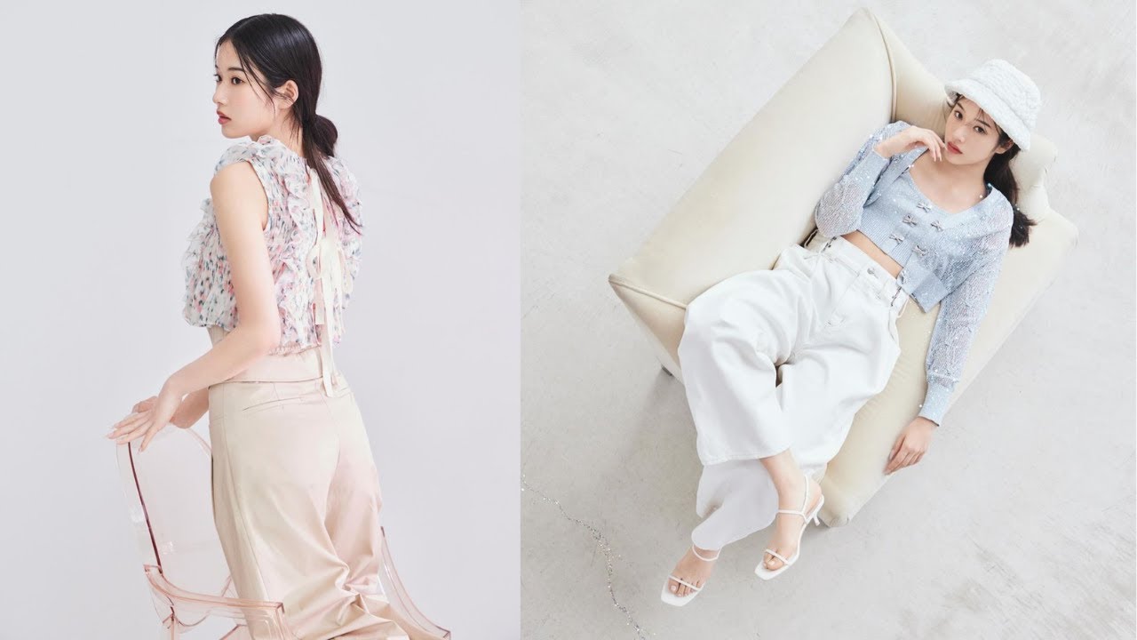 「美しすぎる！」天翔天音、『Snidel"2024 Summer Collection“』のモデルに！ - YouTube