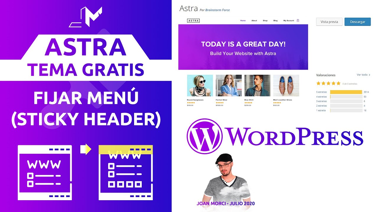 WordPress Astra Fijar Men Cabecera Sticky Header YouTube wordpress-astra-fijar-men-cabecera-sticky-header-youtube